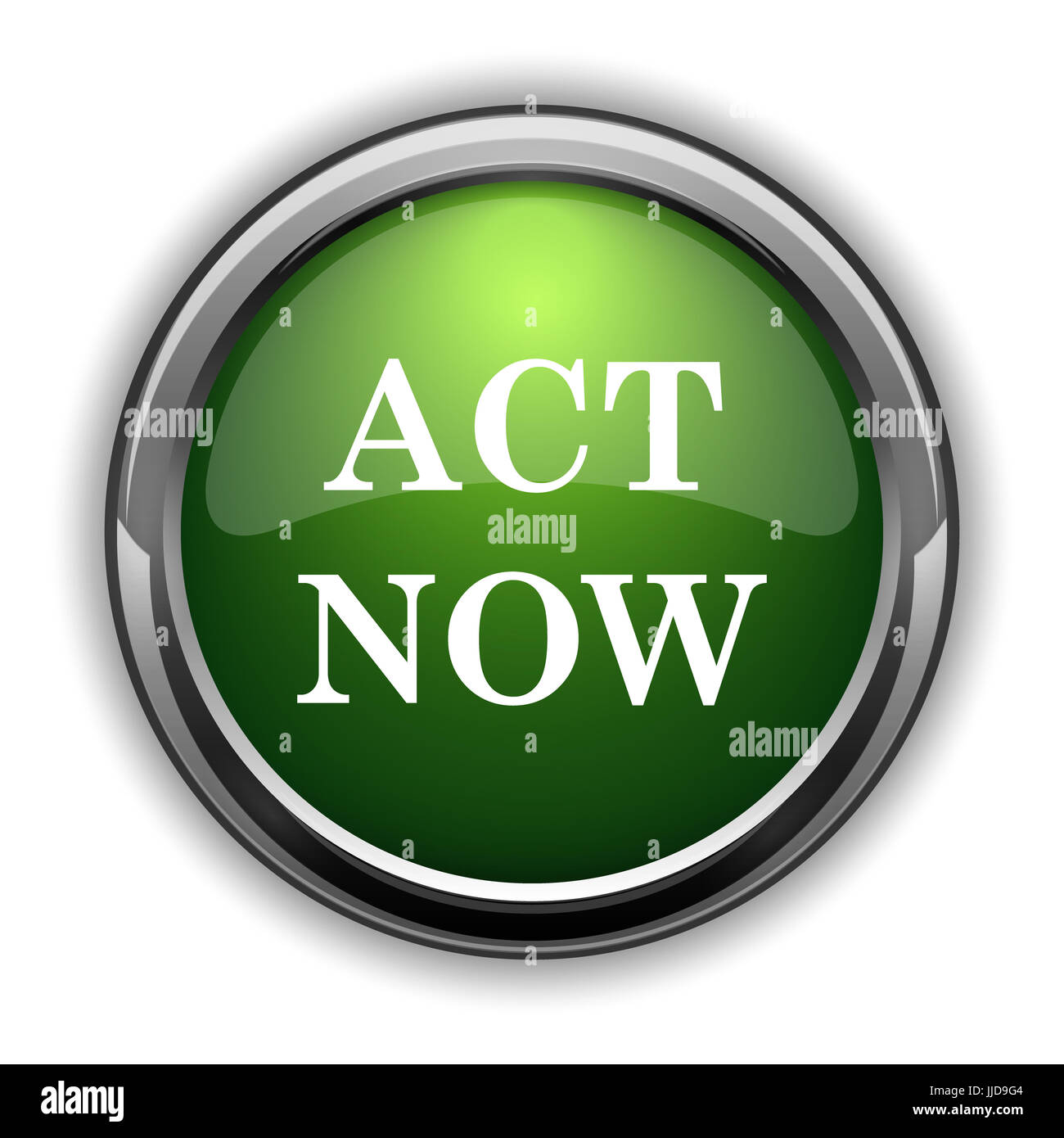 Act now icon. Act now website button on white background Stock Photo ...