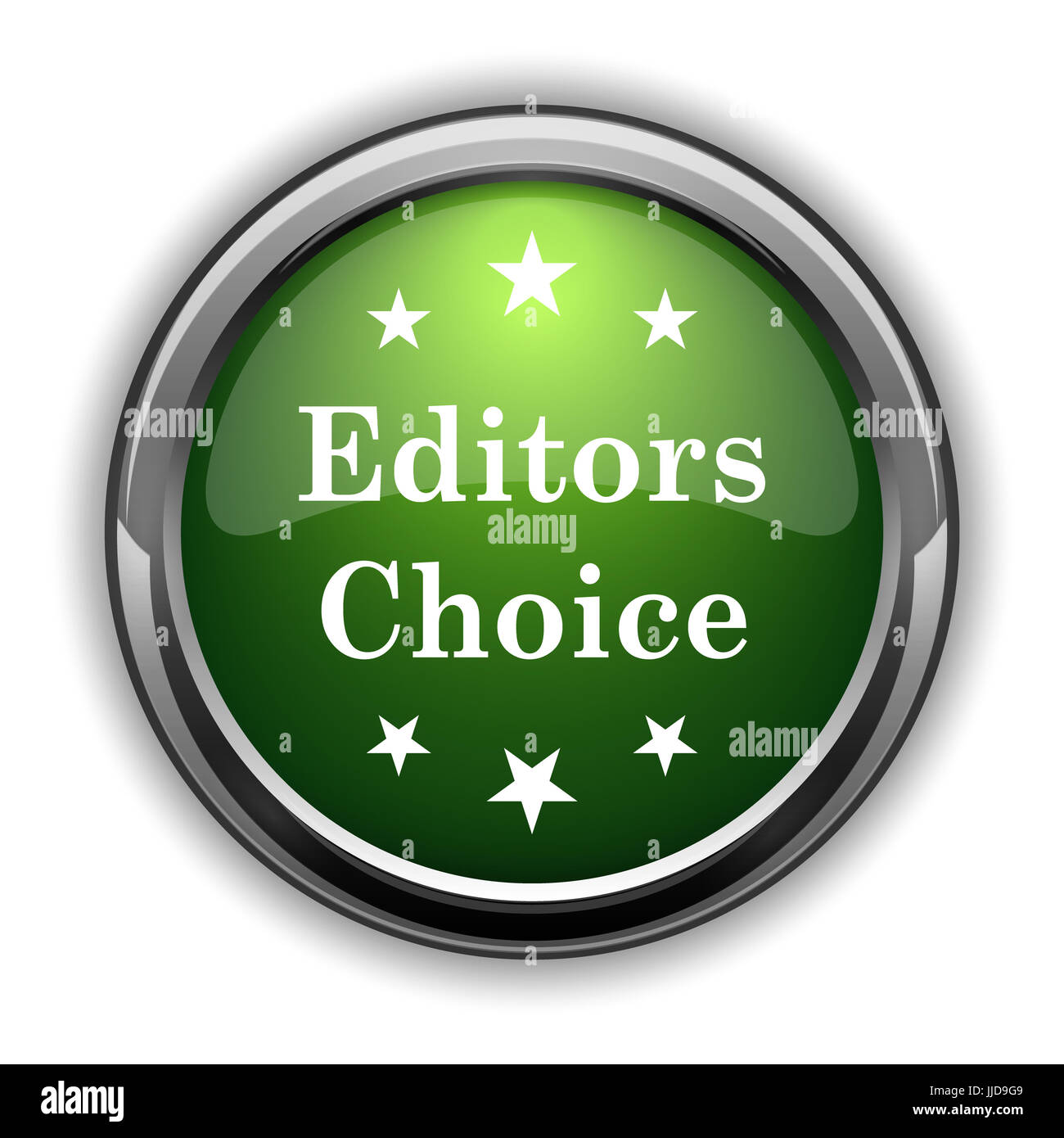 Editors choice icon. Editors choice website button on white background ...
