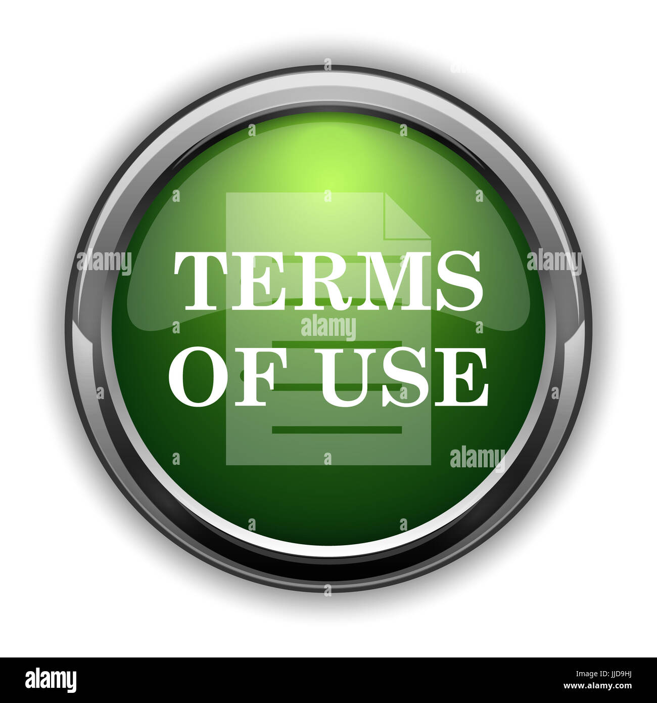 Terms of use icon. Terms of use website button on white background ...