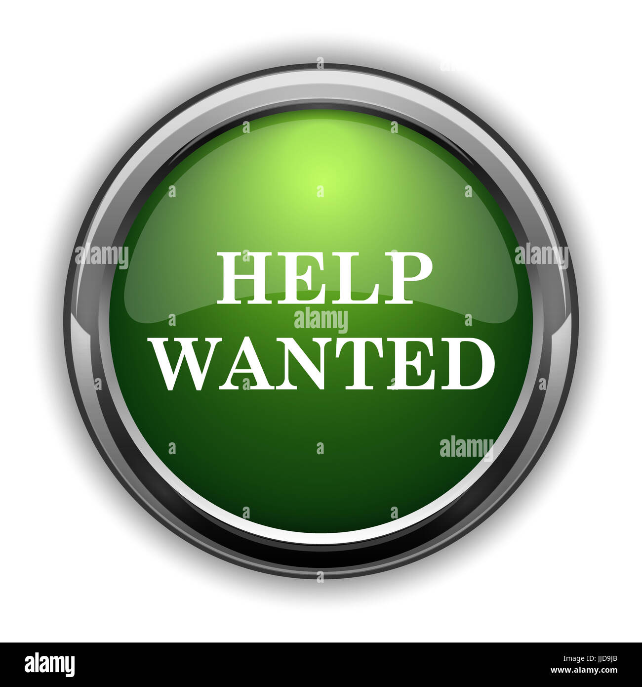 Help wanted icon. Help wanted website button on white background Stock ...