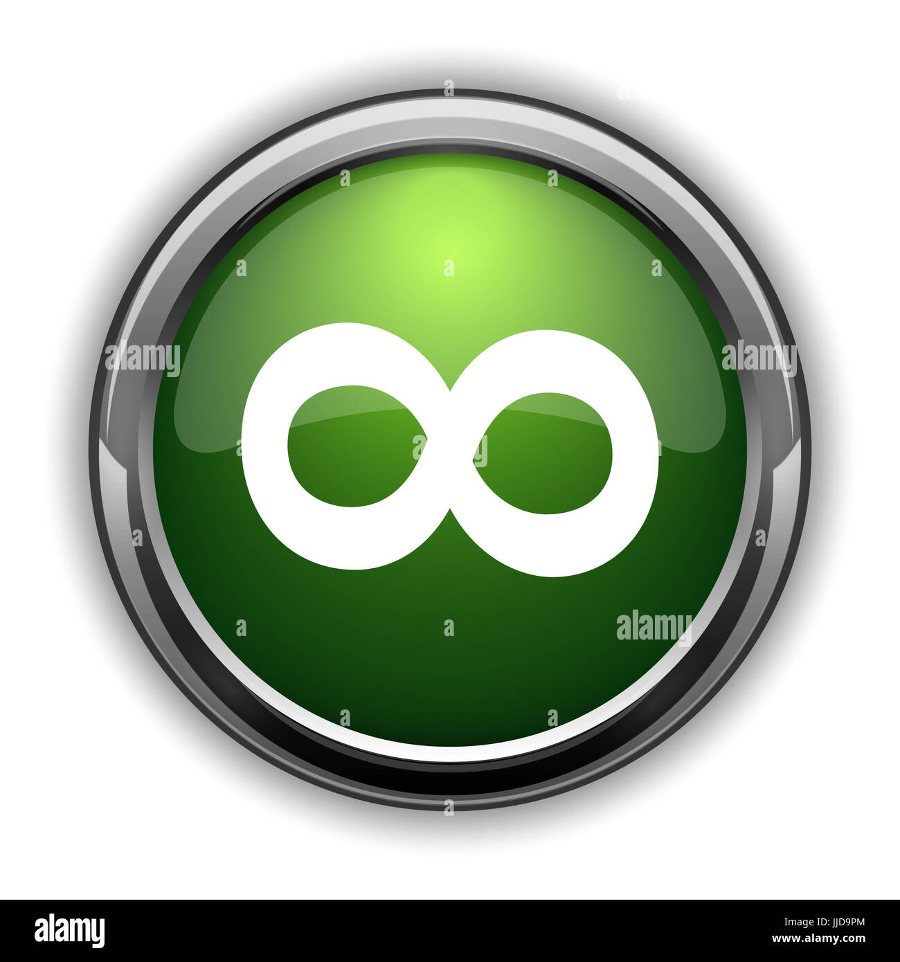Infinity sign icon. Infinity sign website button on white background ...