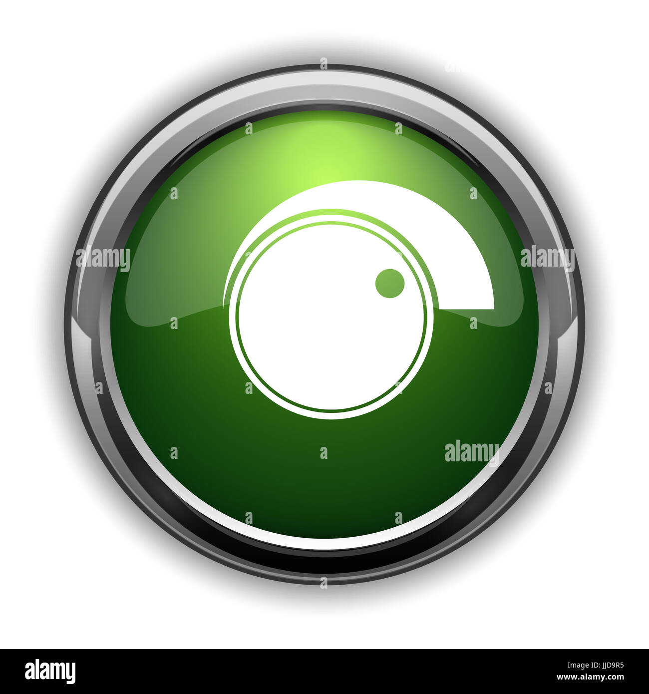 Volume control icon. Volume control website button on white background ...