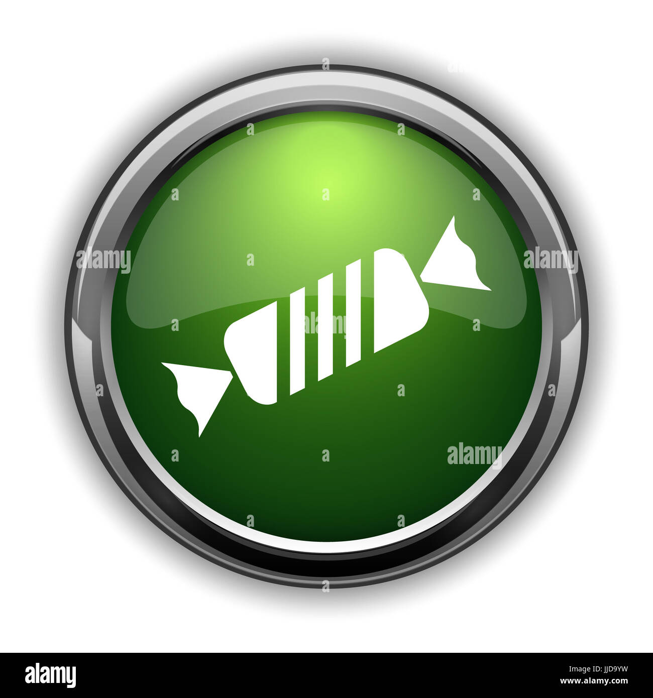 Candy icon. Candy website button on white background Stock Photo - Alamy