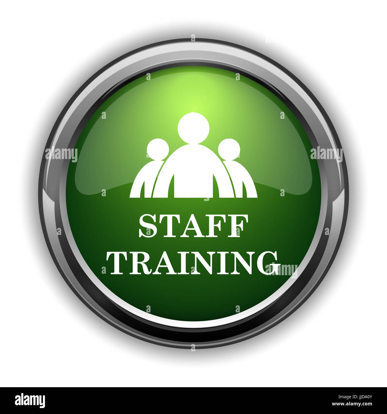 Staff training icon. Staff training website button on white background ... Staff training icon. Staff training website button on white background ...