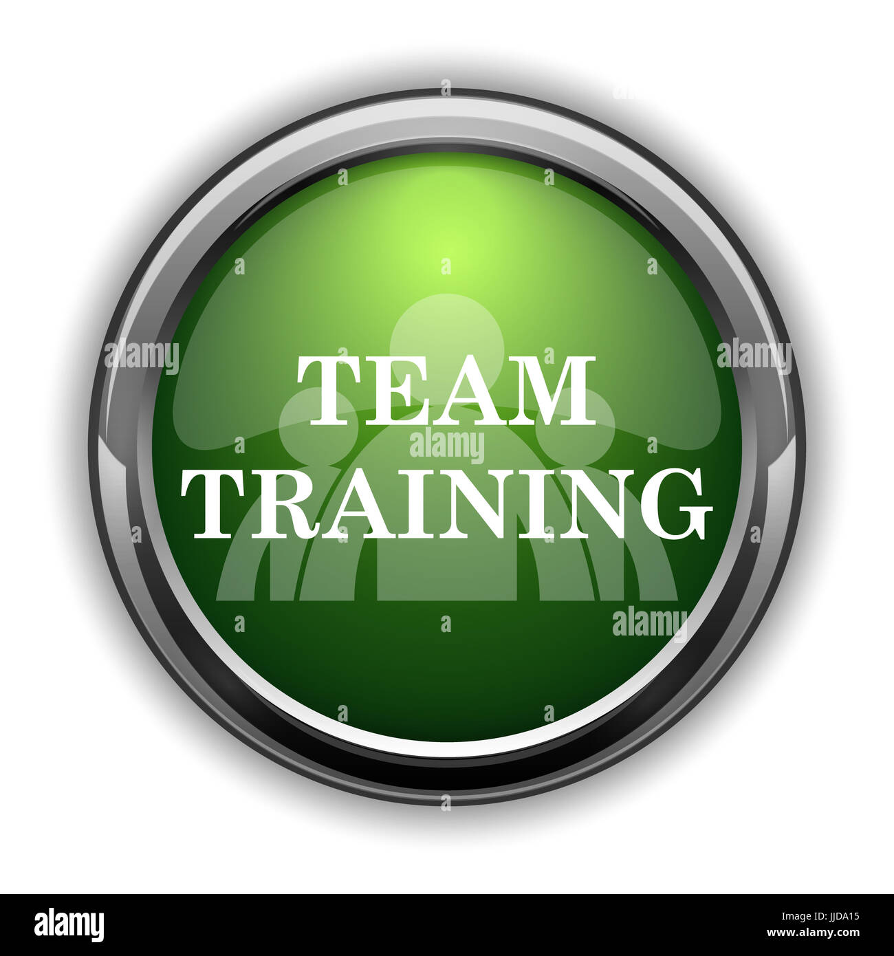 Team training icon. Team training website button on white background ...