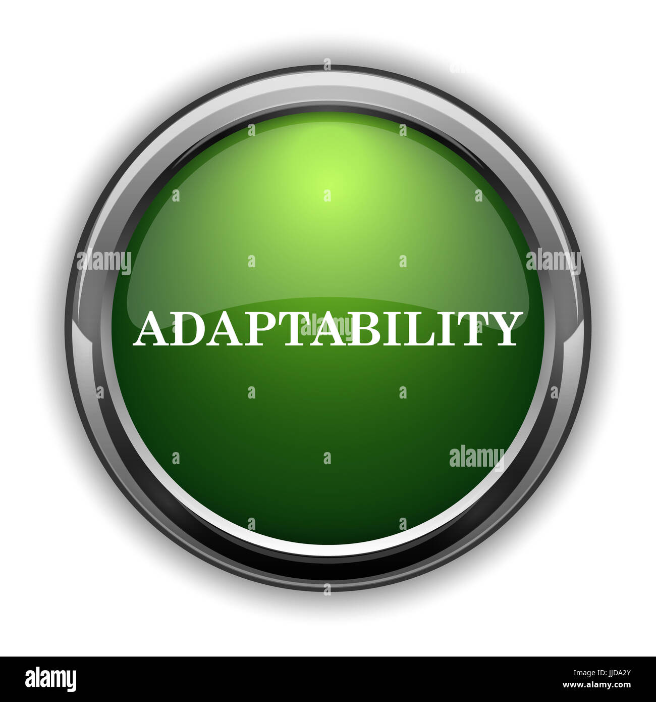 Adaptability icon. Adaptability website button on white background ...
