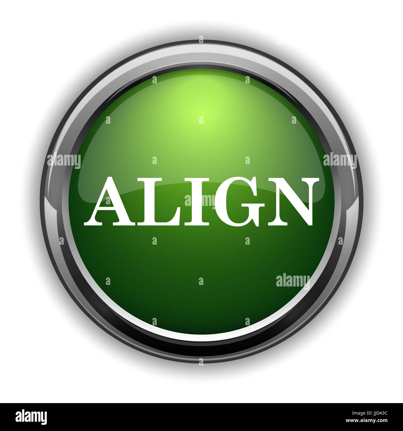 Align icon. Align website button on white background Stock Photo - Alamy