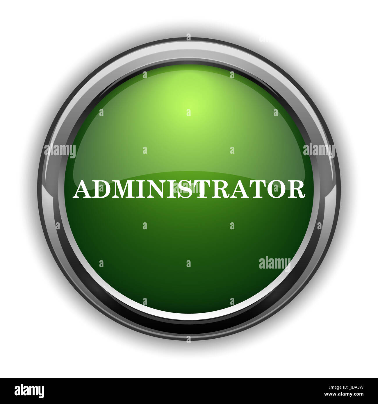 Administrator icon. Administrator website button on white background ... Administrator icon. Administrator website button on white background ...
