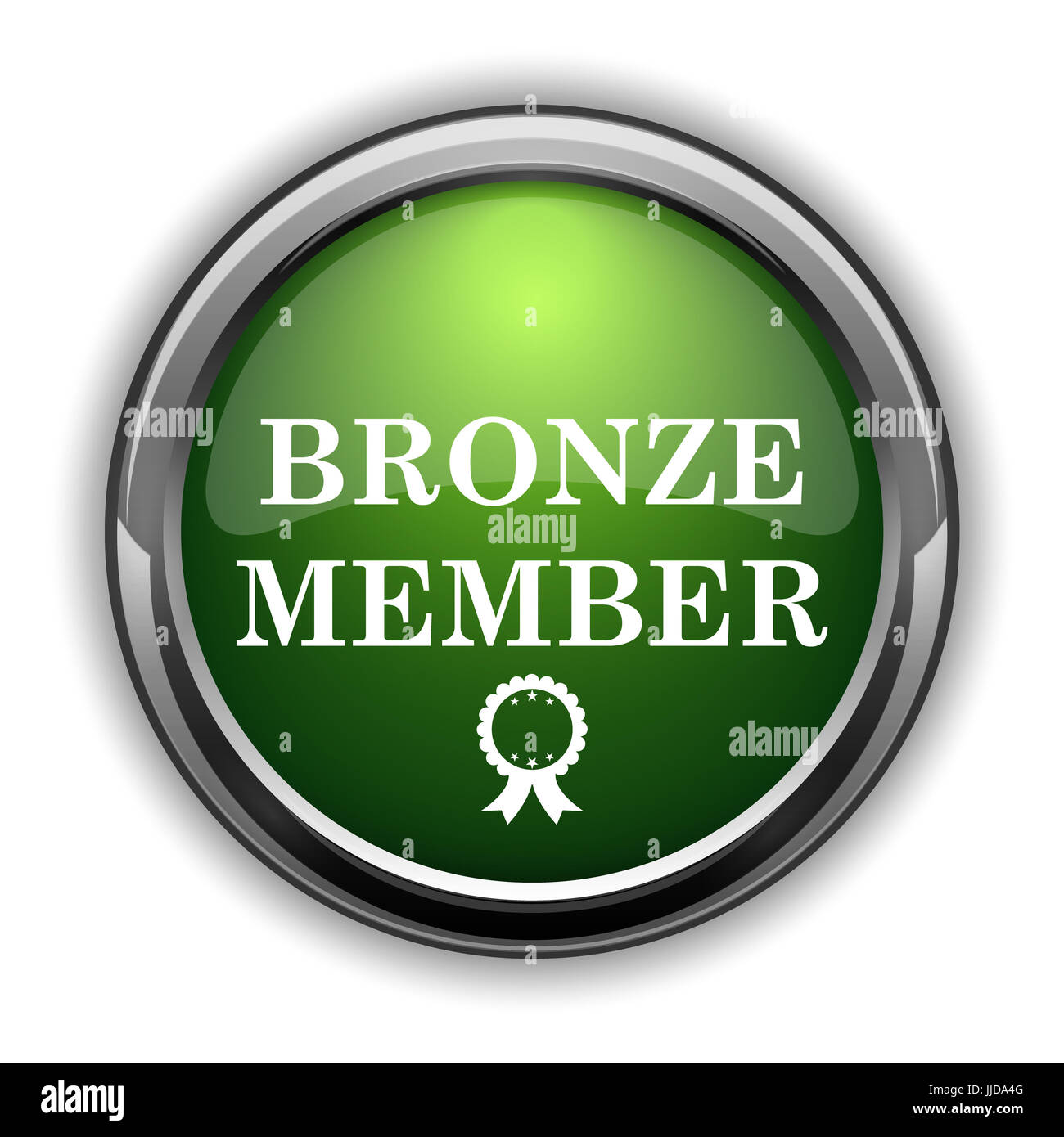 Bronze member icon. Bronze member website button on white background ...
