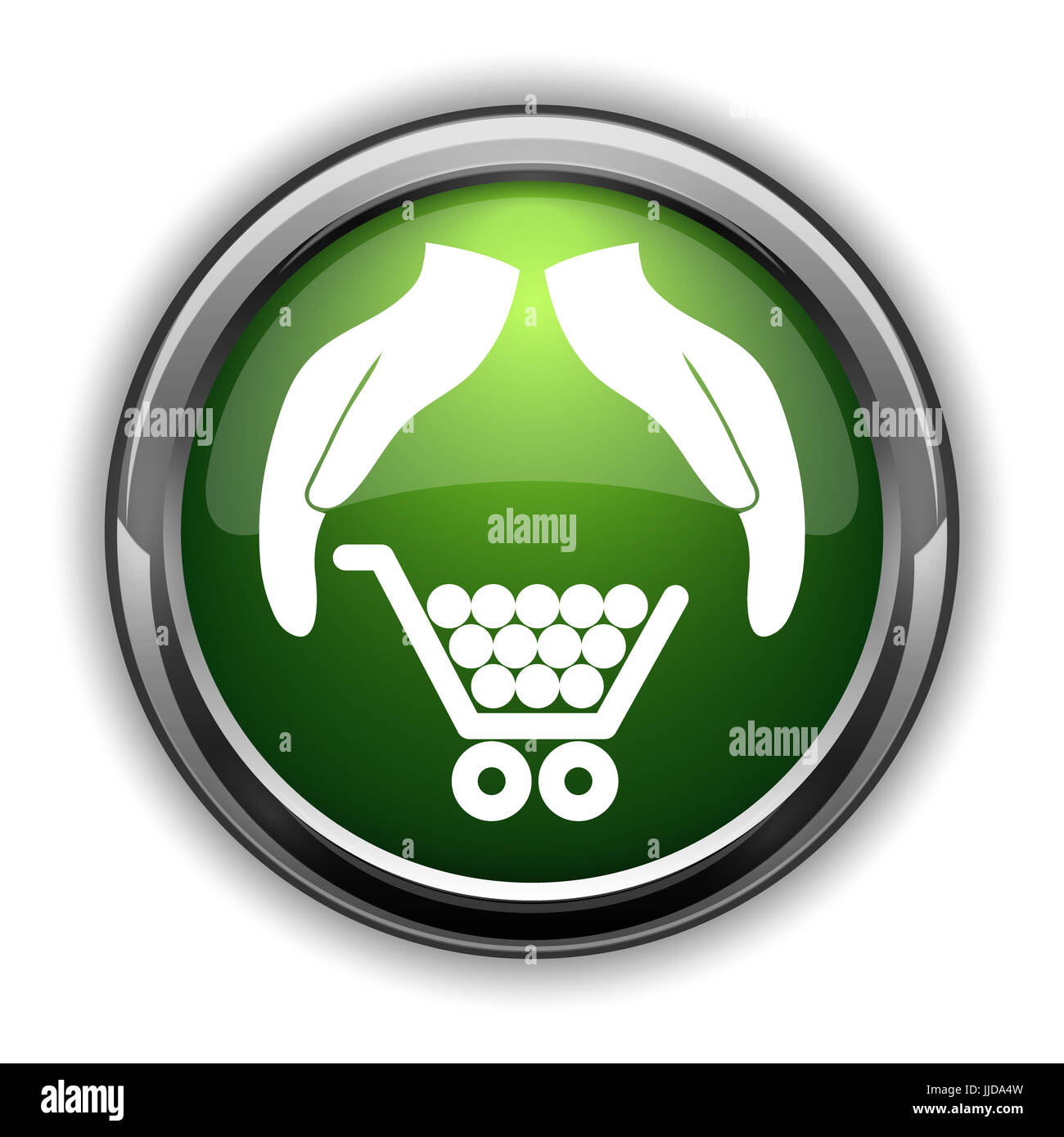 Consumer protection, protecting hands icon. Consumer protection ...