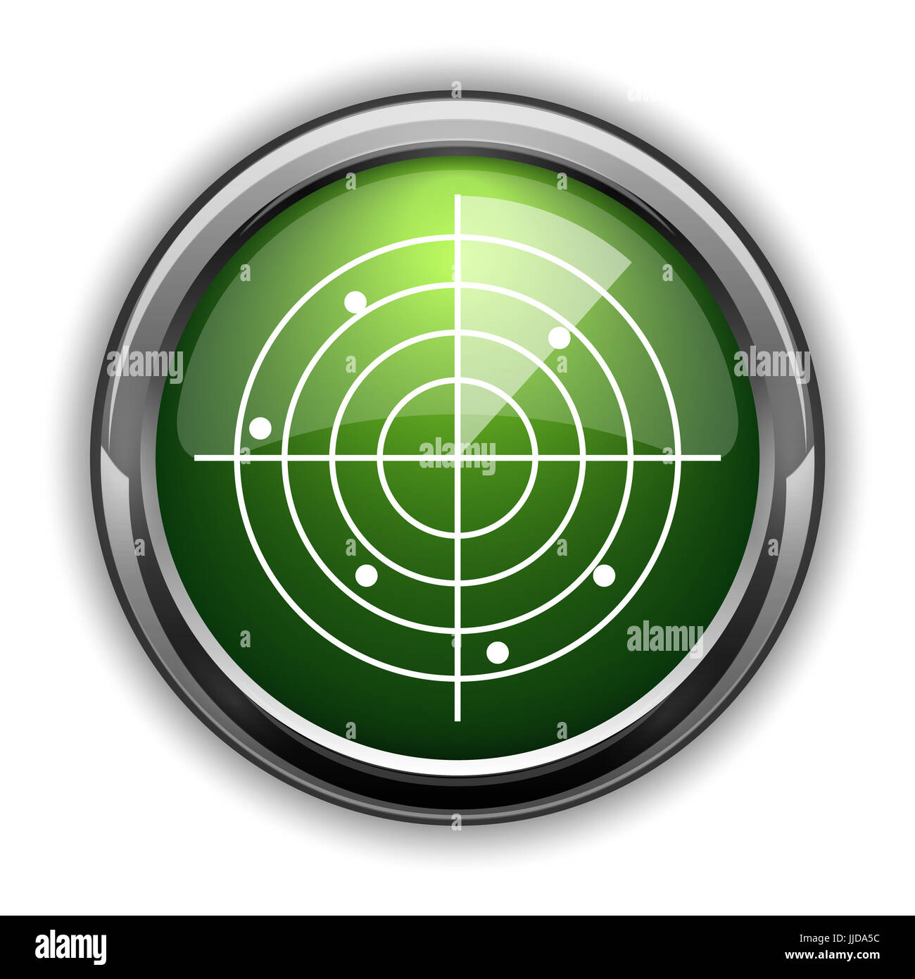 Radar icon. Radar website button on white background Stock Photo - Alamy
