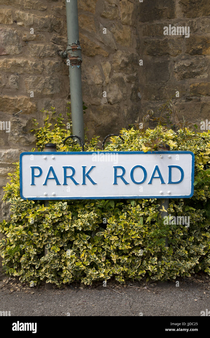 Park Road Sign, England, UK Stock Photo - Alamy