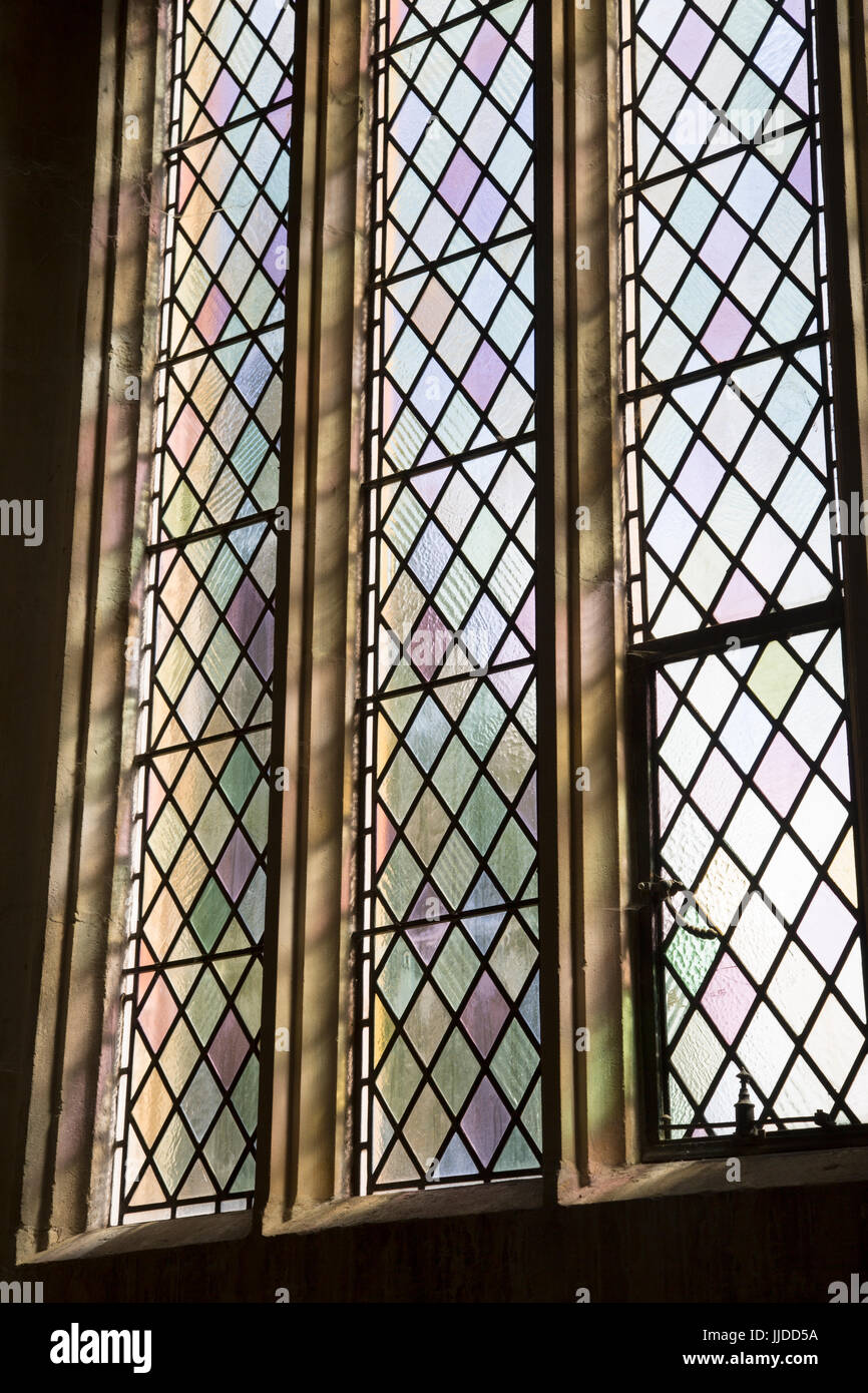 Sunlight coming through Church Stained Glass Window Stock Photo - Alamy