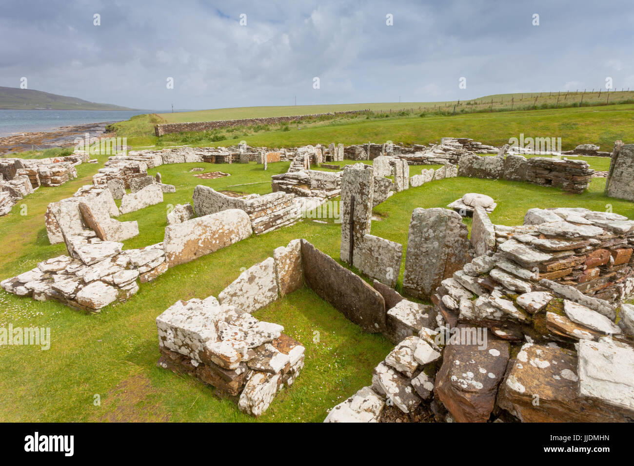 The Broch of Gurness is an Iron Age broch village on the northwest ...