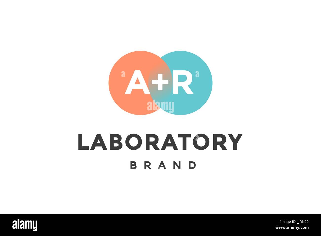 Emblem of business company with two circle Stock Vector Image & Art - Alamy