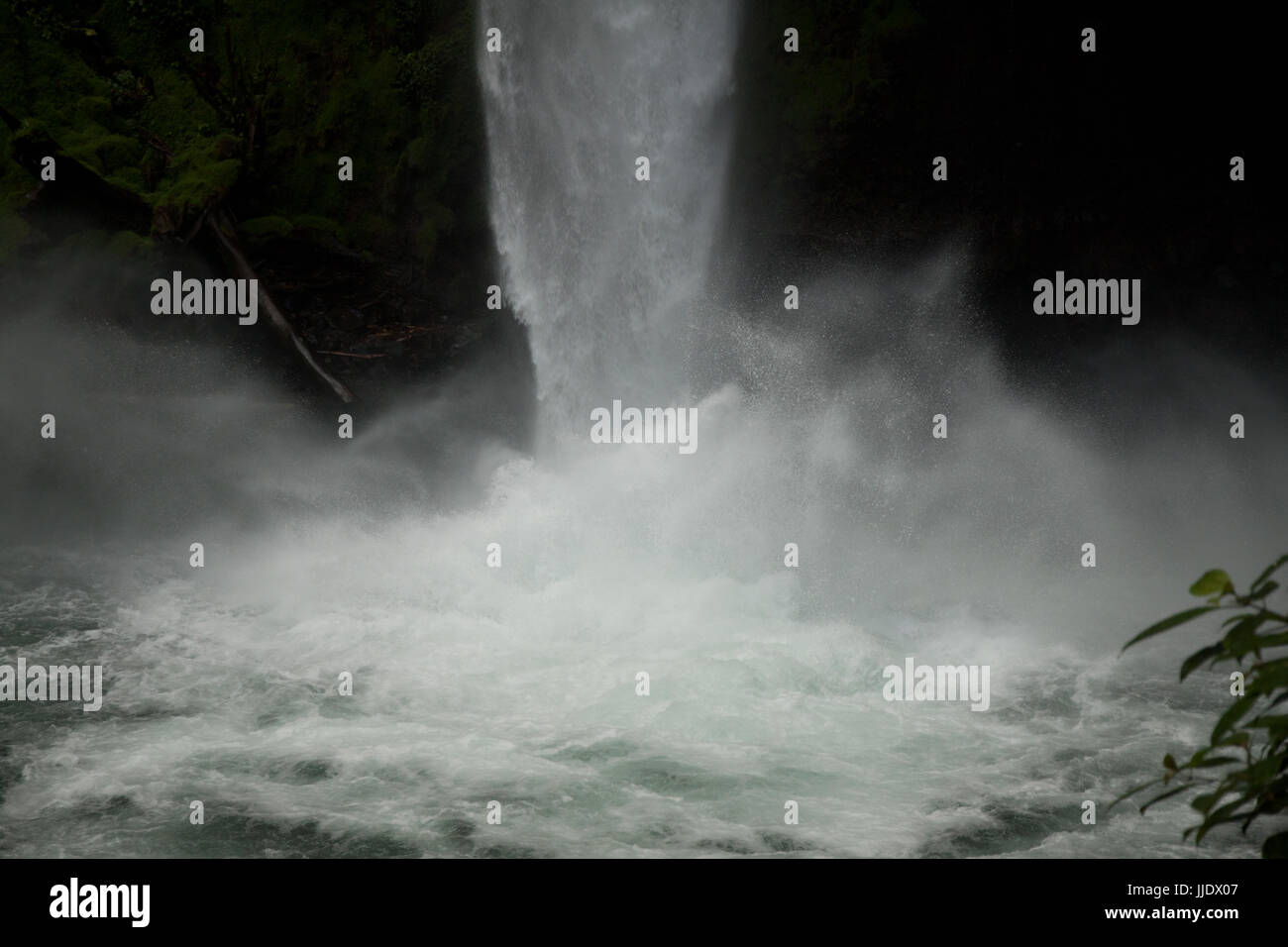 Spray from waterfall Stock Photo - Alamy
