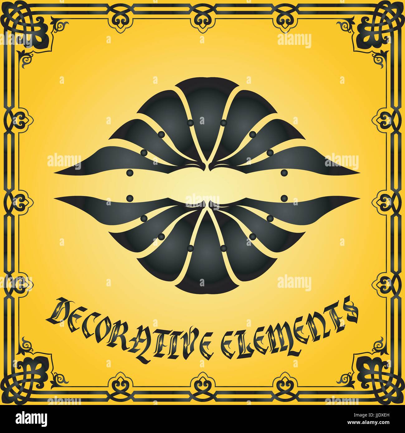 Decorative design elements and vector ornaments Stock Vector Image ...