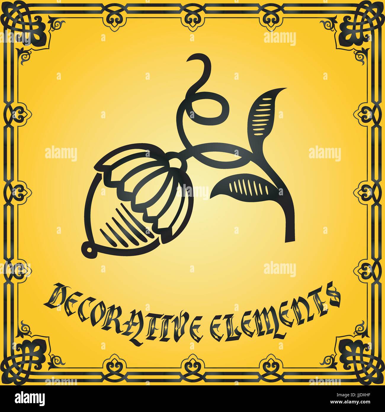 Decorative design elements and vector ornaments Stock Vector Image ...