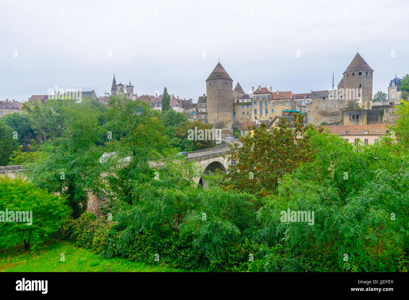 Medieval french city burgundy hi-res stock photography and images - Alamy
