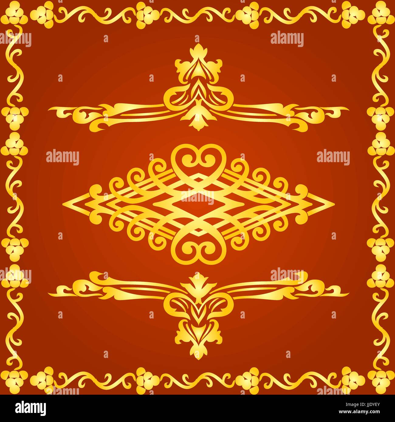 Decorative design elements and vector ornaments Stock Vector Image ...