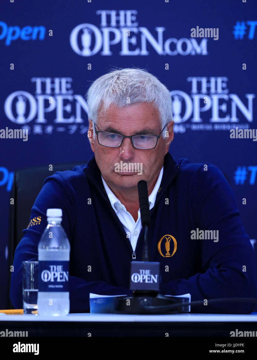 Chairman of the Championship Committee Clive Brown during practice day ...