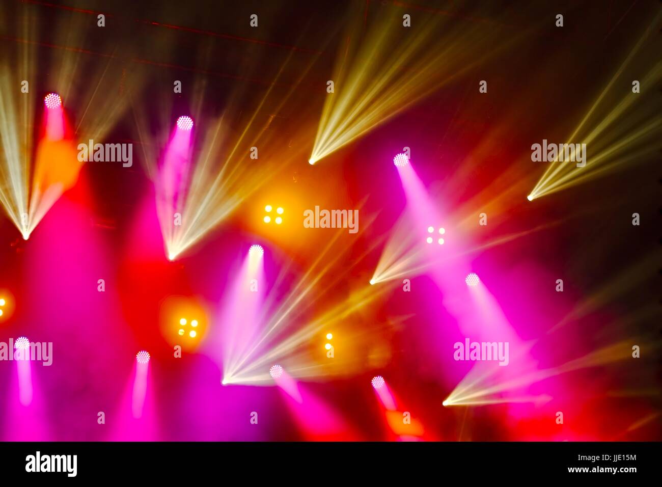 Stage lighting at a concert Stock Photo - Alamy