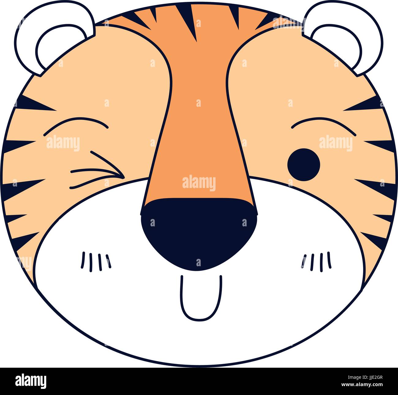 Tiger eyebrows Stock Vector Images - Alamy