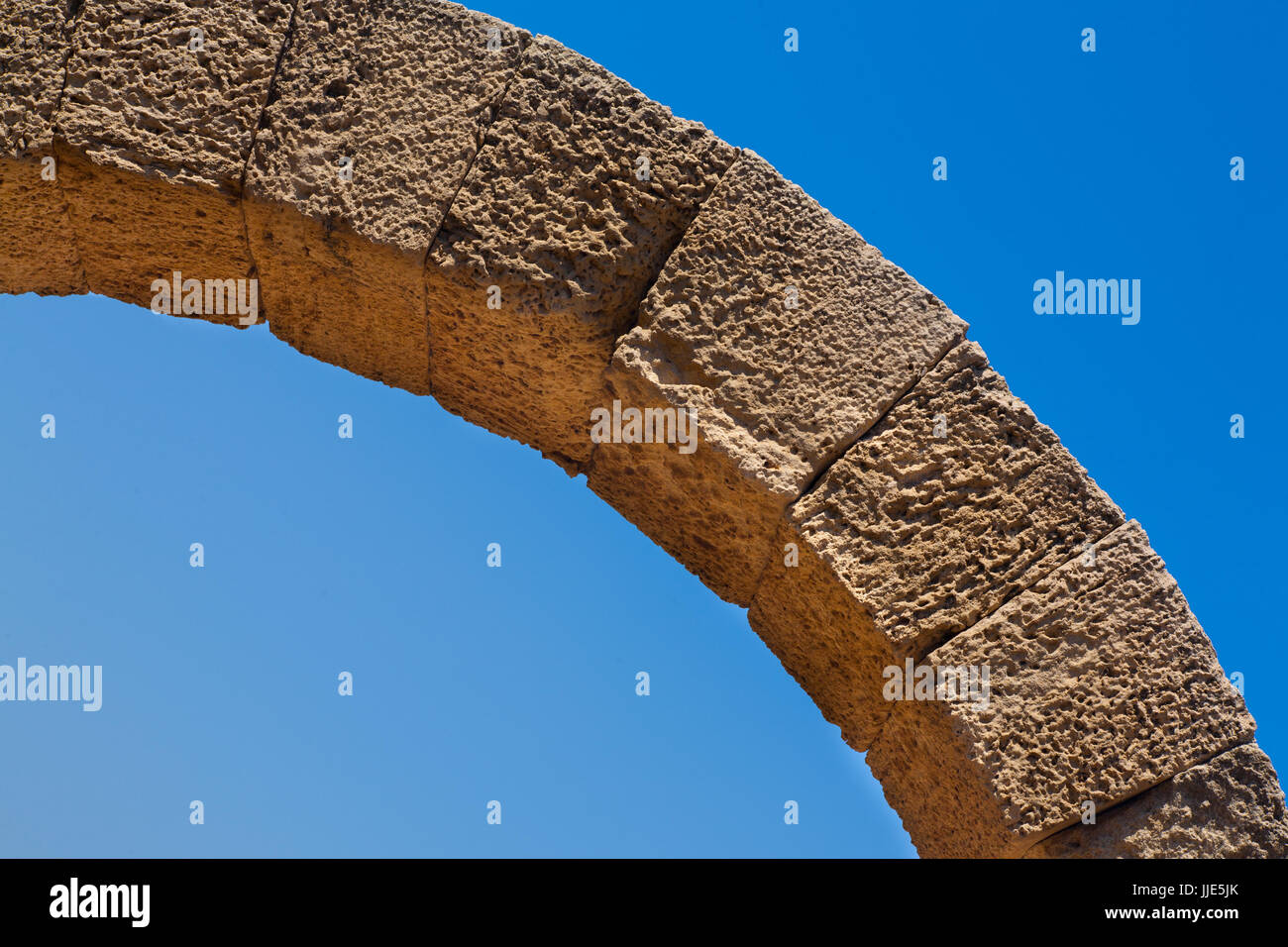 Roman archaeological site in caesarea hi-res stock photography and ...