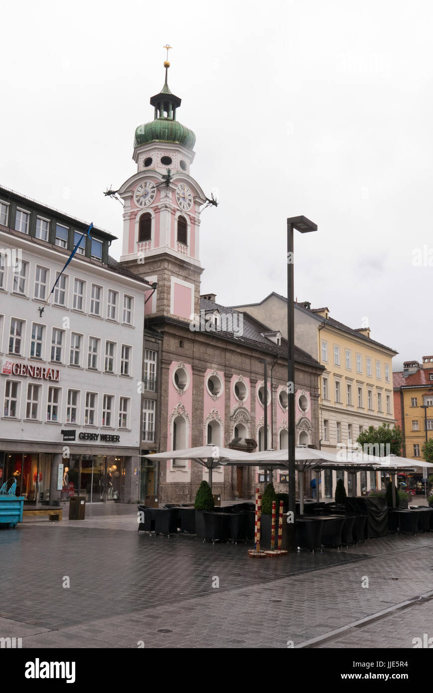 Spital church tower innsbruck hi-res stock photography and images - Alamy