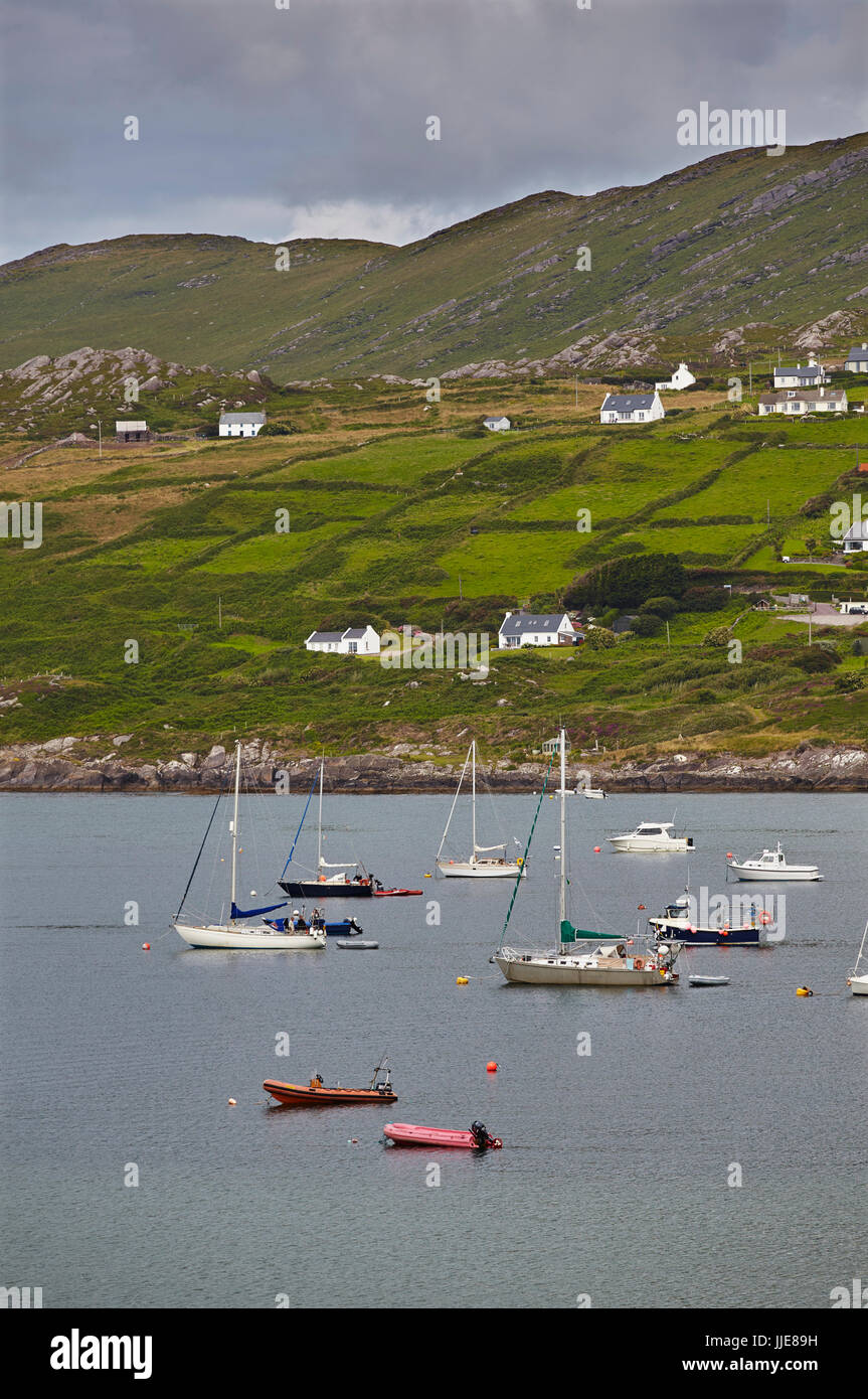 The coastline along the Strand at Derrynane House, in the Ring of Kerry ...