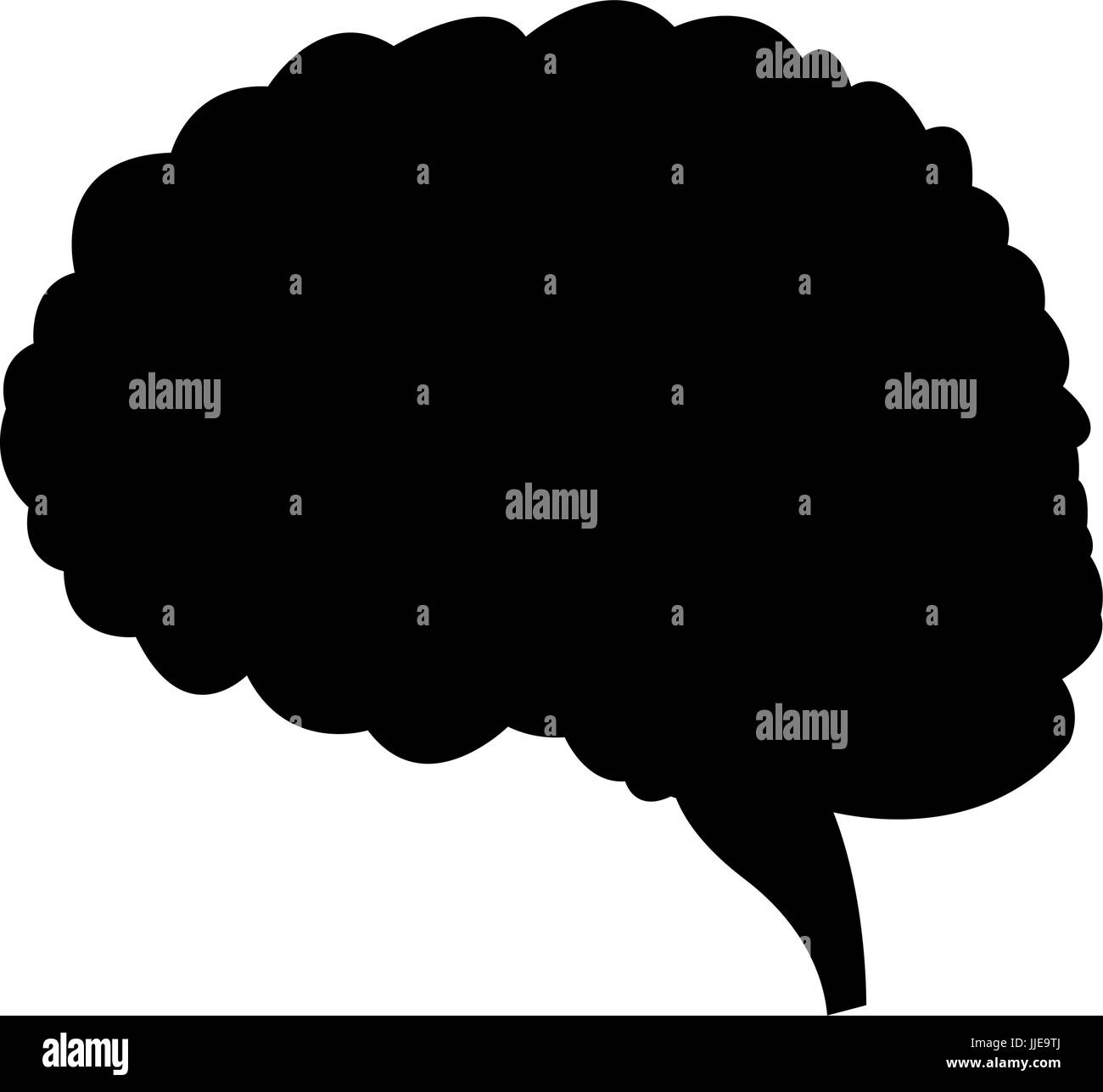 human brain for medical healthy memory anatomy design Stock Vector ...