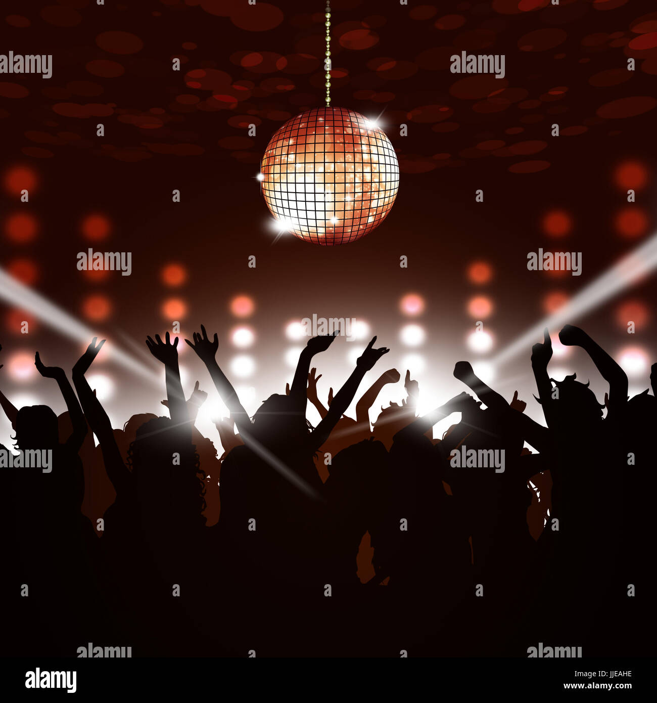 disco party music background for active crowd events Stock Photo - Alamy