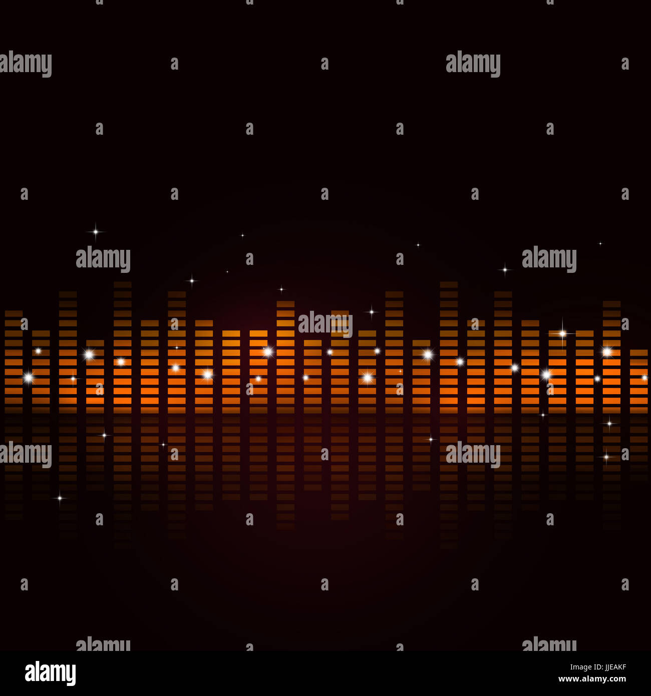 abstract sound equalizer on dark background for party events Stock ...