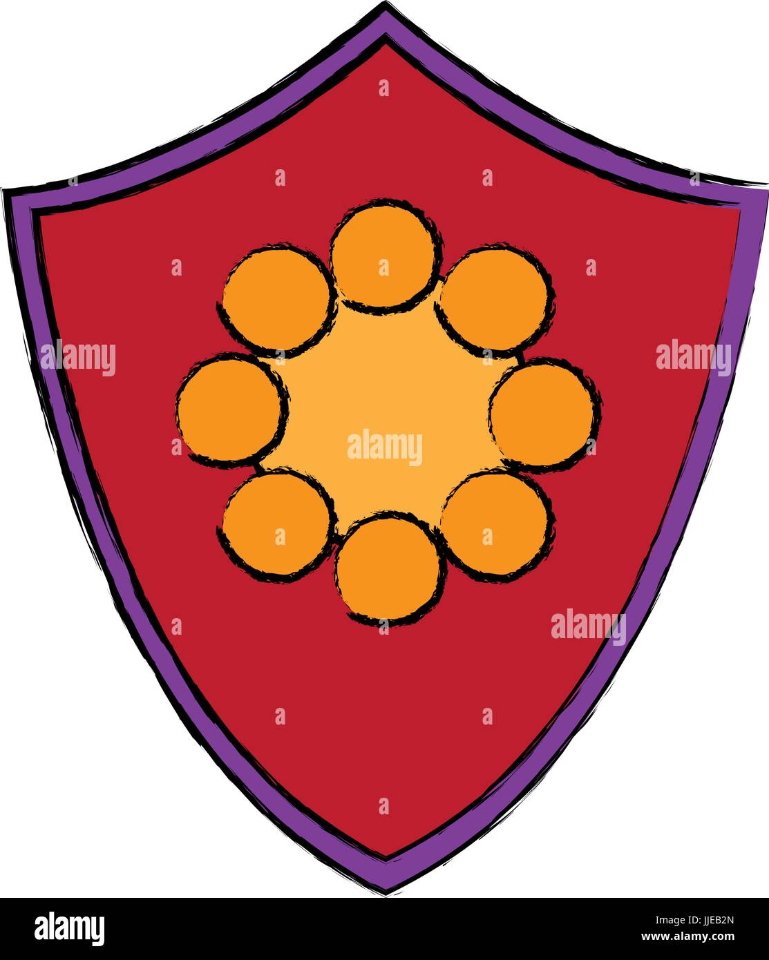 shied protection healthcare safety symbol design Stock Vector Image ...