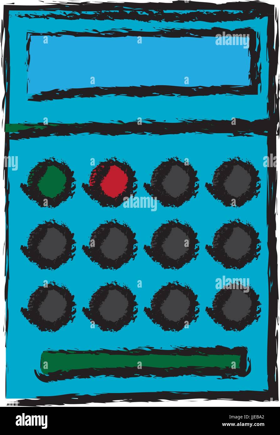 Arithmetic calculator Stock Vector Images - Alamy