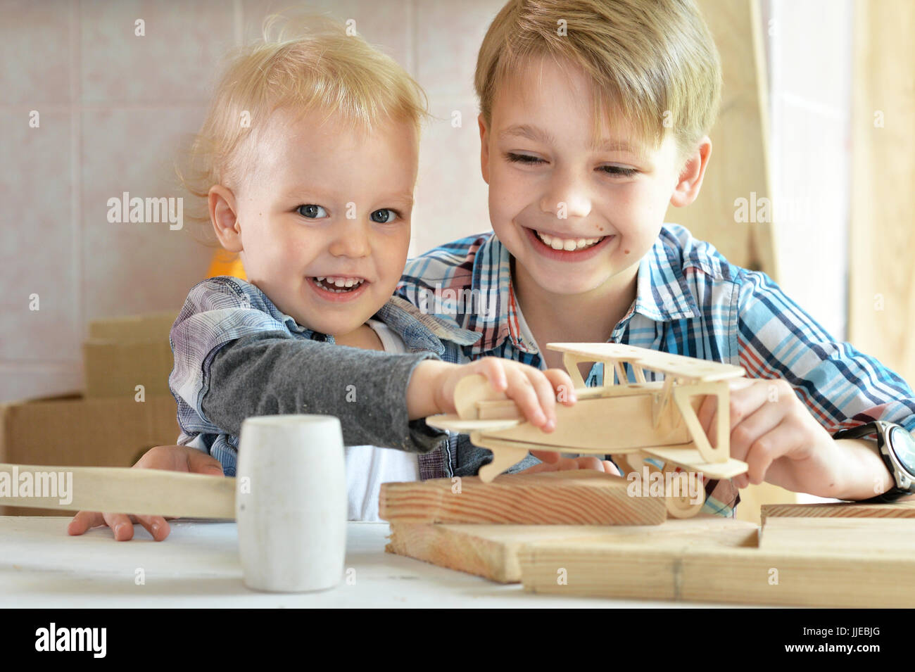 Child model boat hi-res stock photography and images - Alamy