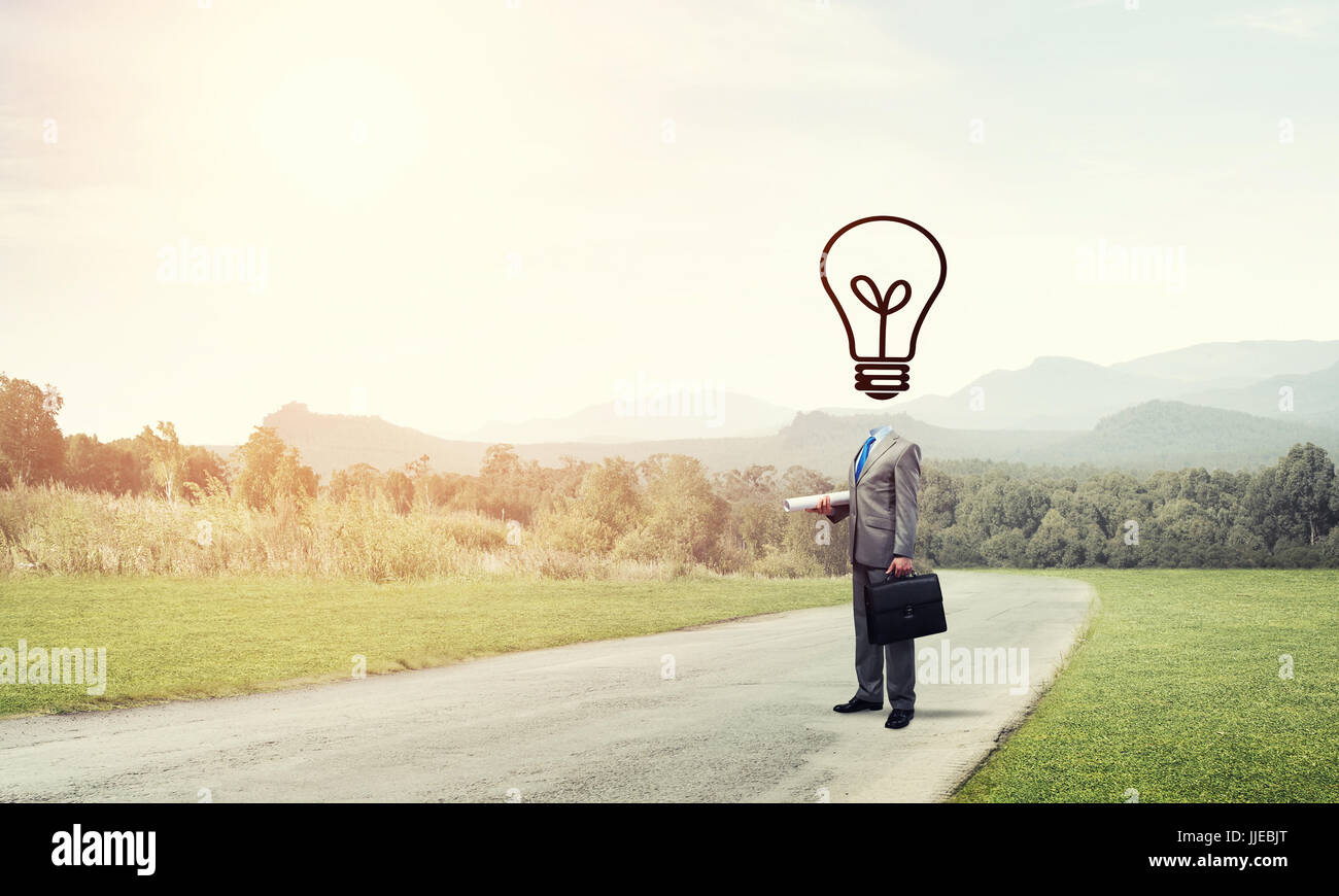 Man of creative ideas Stock Photo - Alamy