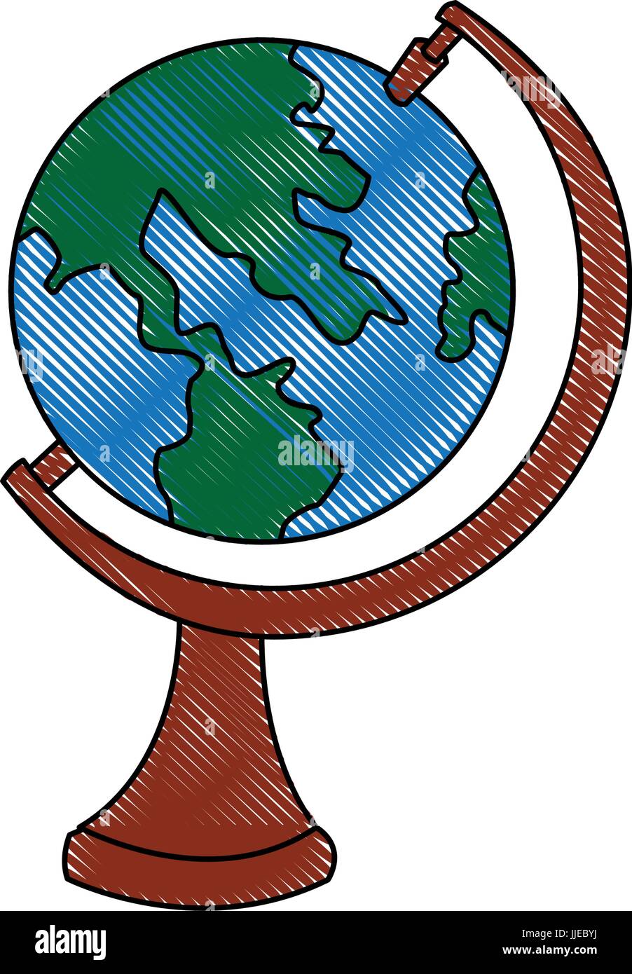school globe map atlas study element Stock Vector Image & Art - Alamy
