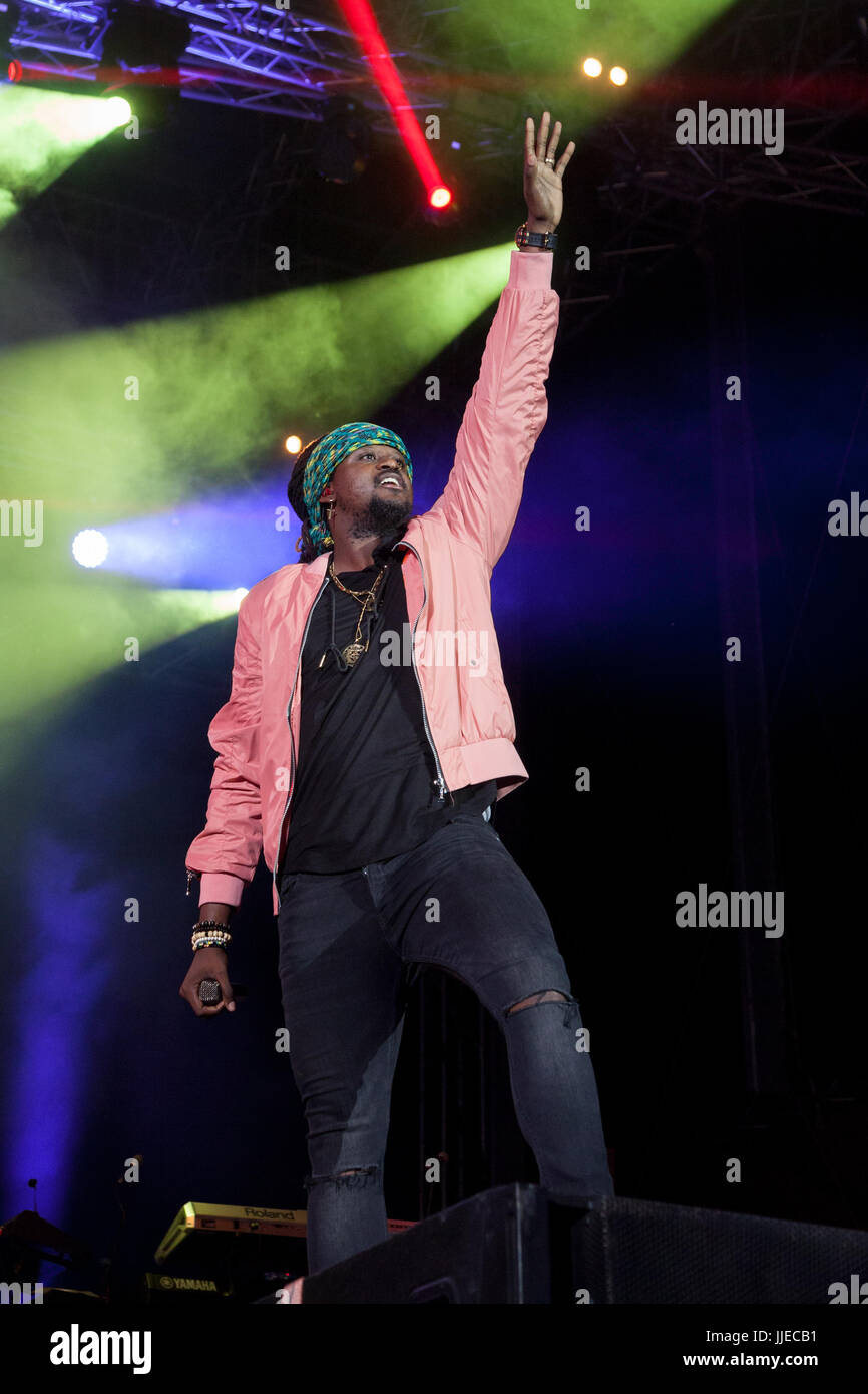 NOVI SAD, SERBIA - JULY 8, 2017: Jae Murphy, Jason Derulo's DJ ...
