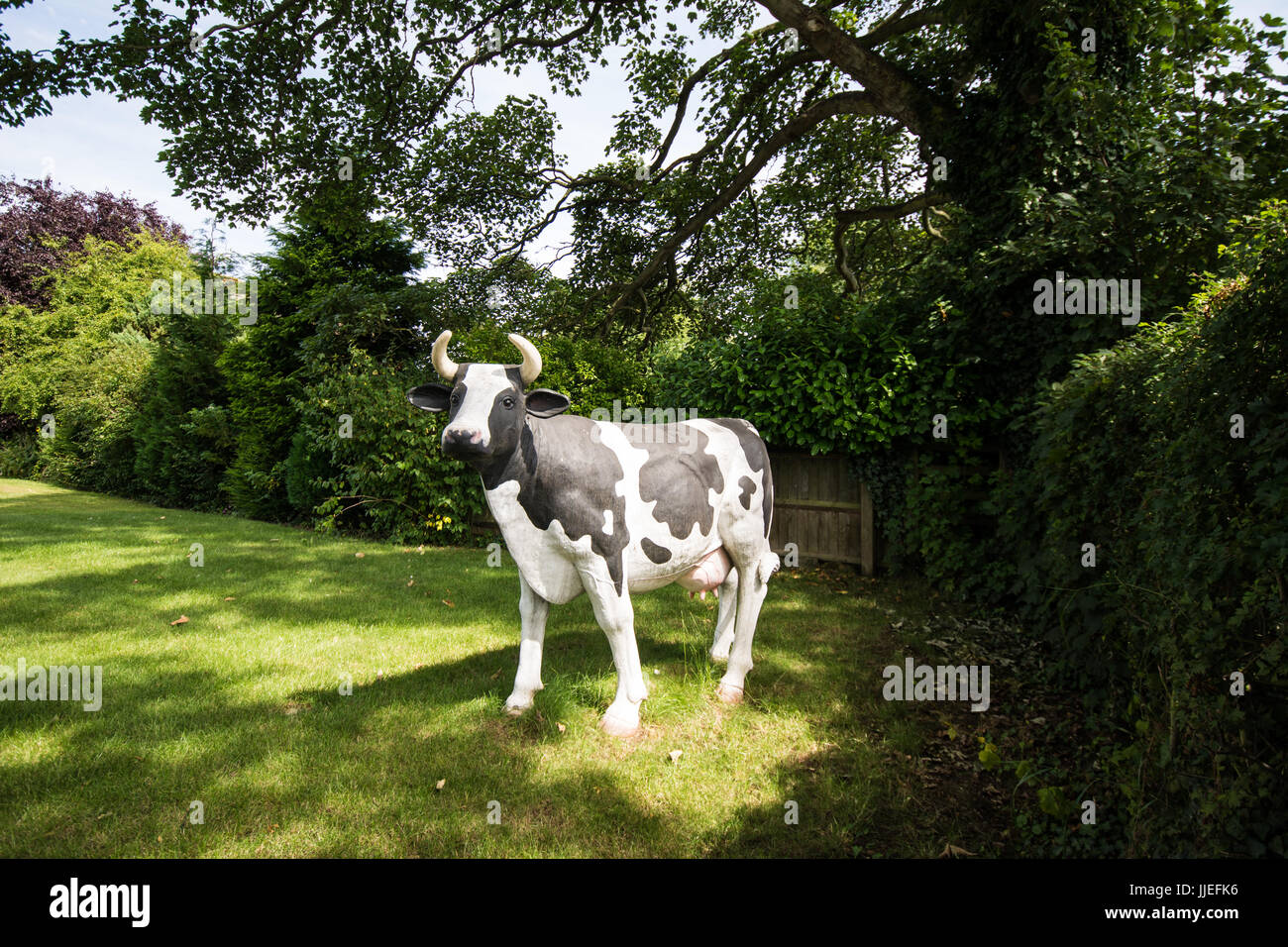 Cows made of concrete Stock Photo - Alamy