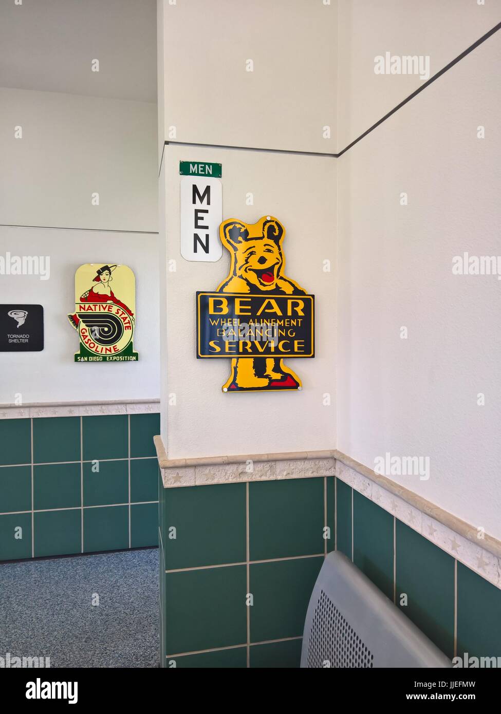 Roadside rest stop rest area in Texas, USA Stock Photo - Alamy