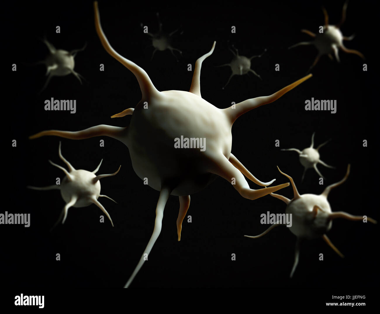Virus scientific illustration Stock Photo - Alamy