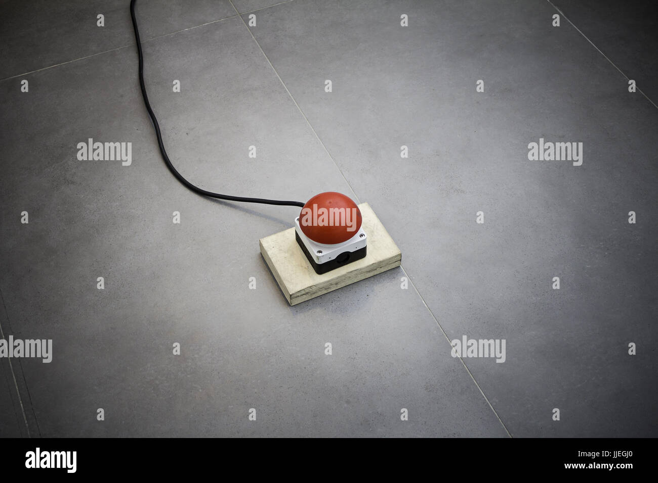 Emergency stop button for critical cases, help button detail, panic and ...