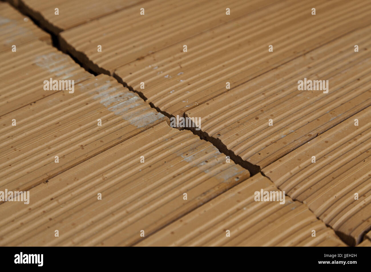 Detail of some clay bricks for construction, building material Stock ...