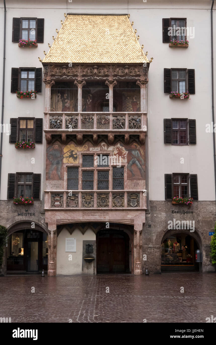 The Golden Roof building, Old Town, Innsbruck, Austria Stock Photo - Alamy