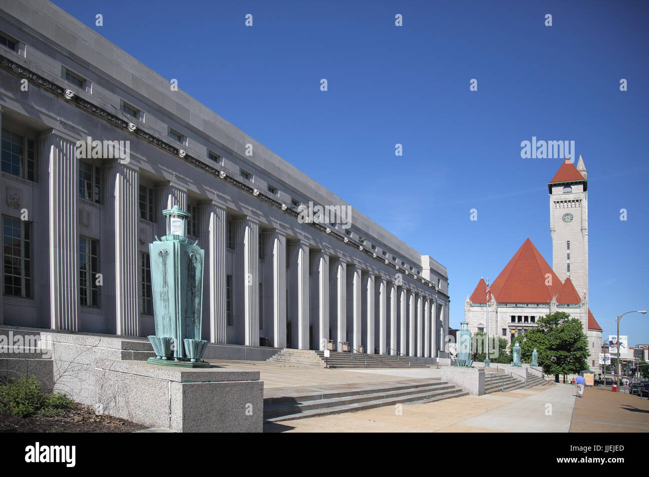 us post office in st louis missouri Stock Photo - Alamy