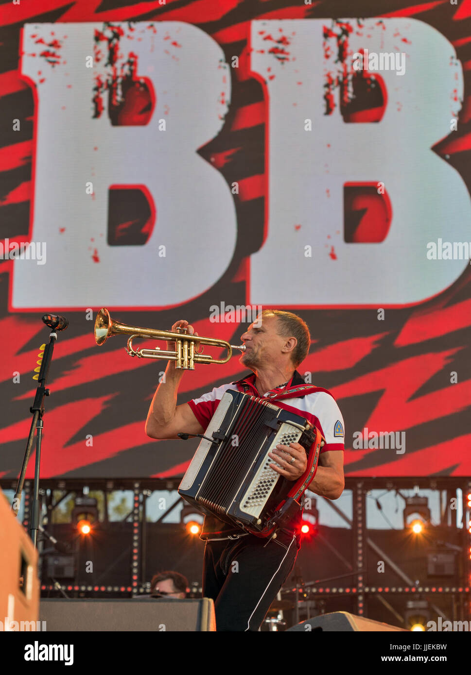 KIEV, UKRAINE - JUNE 28, 2017: Popular Ukrainian rock band Vopli ...