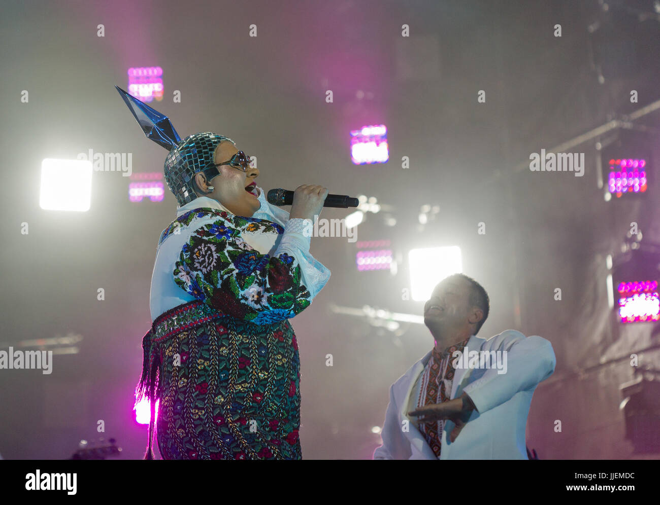 KIEV, UKRAINE - JUNE 28, 2017: Popular Ukrainian dance comedy singer ...