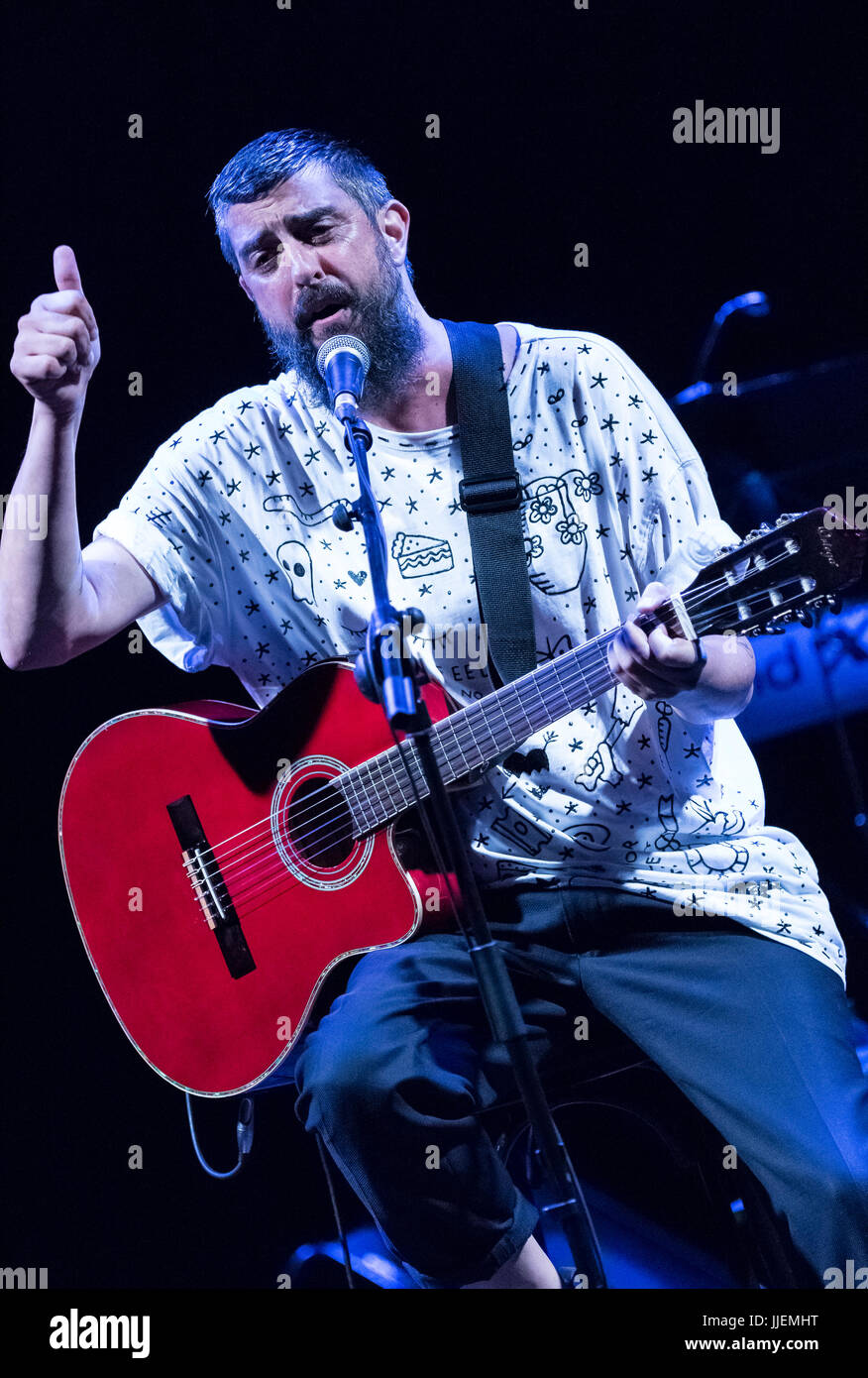 Cartagina, Spain. 18th July, 2017. Australian singer, Scott Matthew ...