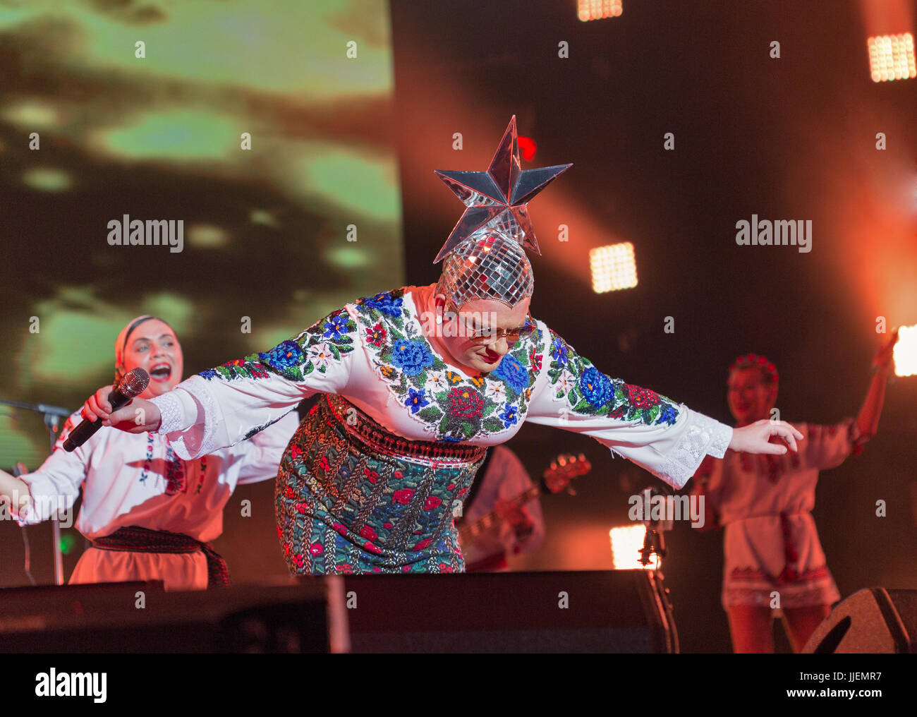 KIEV, UKRAINE - JUNE 28, 2017: Popular Ukrainian dance comedy singer ...